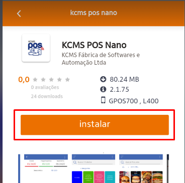 Como utilizar o sistema KCMS POS no seu smartPOS